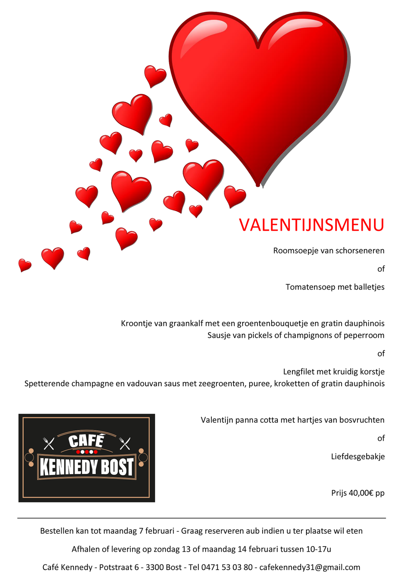 Valentijnsmenu :: Kennedy